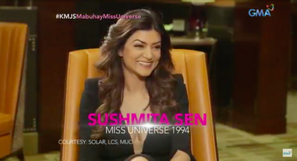 Cute: 1994 Miss Universe Sushmita Sen meets girls named after her ...