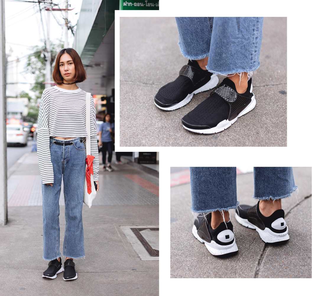 Street Style: Cool snaps of sneakers from Siam Square fashionistas ...