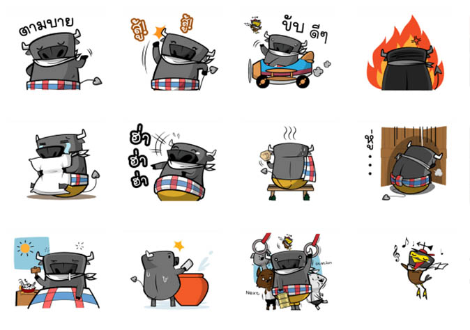 Thai LINE Sticker ‘Tidlom’ wins second place at Asean Character Award ...