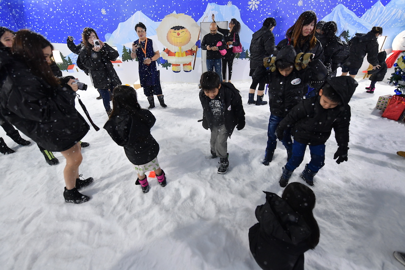 Build a snowman, catch snowflakes and slide down the snow luge at this ...