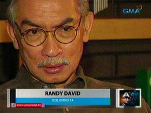 'Late' DAP list not very helpful, says Randy David | Coconuts