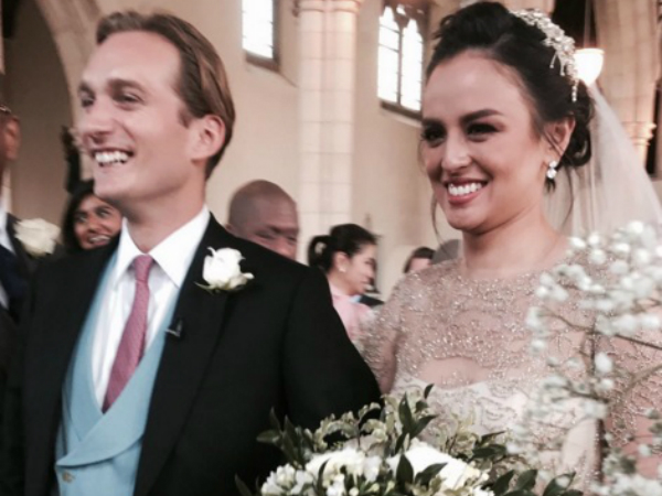 Georgina Wilson and Arthur Burnand's wedding as seen on social media ...