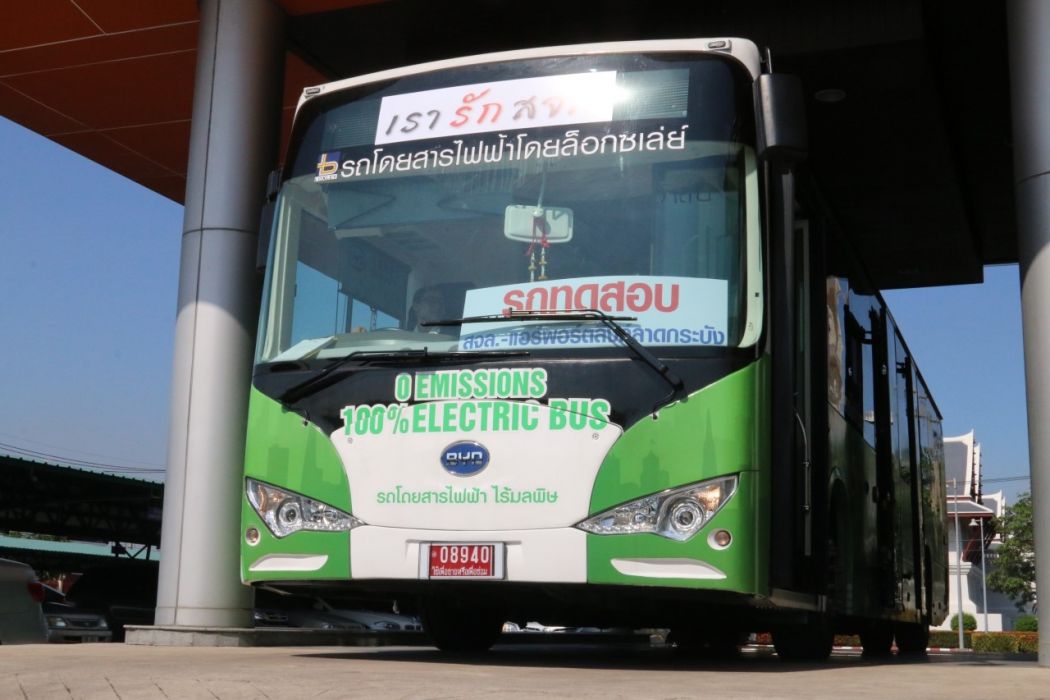 Bangkok's first electric bus route launches | Coconuts