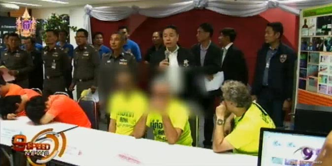 11 foreign fugitives from 6 different cases arrested in Thailand