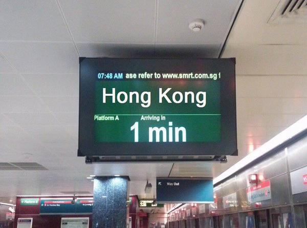 Netizens photoshop faraway destinations on SMRT signs | Coconuts