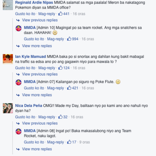 MMDA has reminders for 'trainers' in Pokémon Go | Coconuts