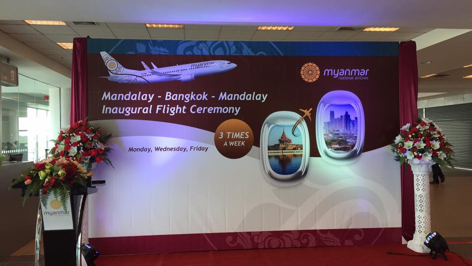 Myanmar National Airlines to launch Mandalay to Bangkok route today ...