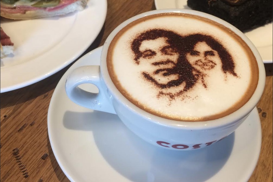 Look: Duterte-Robredo coffee art | Coconuts Manila