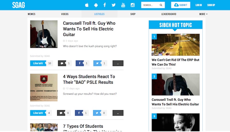 SGAG launches new website to Singaporeans’ delight, app to follow ...