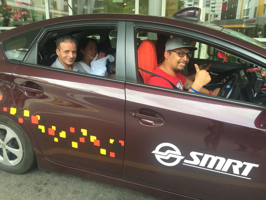 Couple delivers baby in SMRT taxi on the way to hospital with help from ...