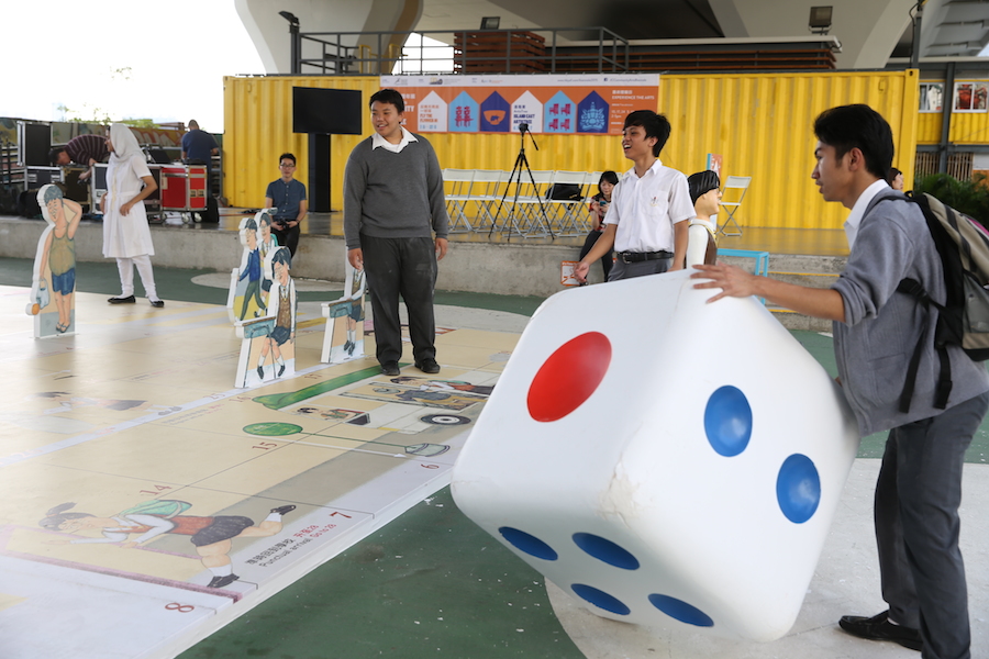 That’s how we roll! Human-sized Snakes & Ladders in Hong Kong for ...