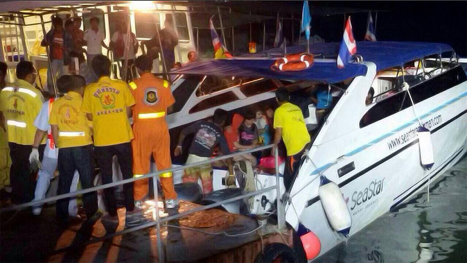Phuket speedboat captain distracted by plastic bag before accident
