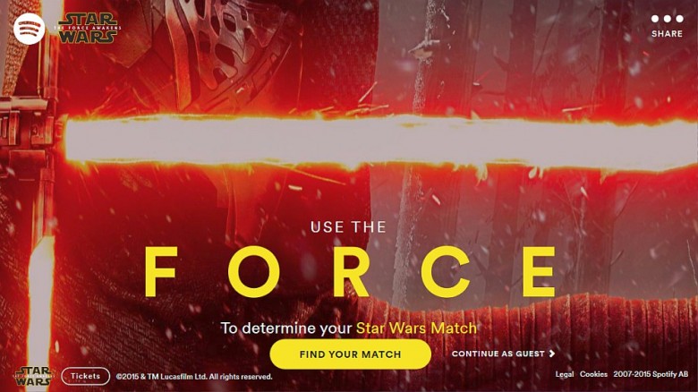 Kenali watak Star Wars anda menerusi lagu Spotify | Coconuts
