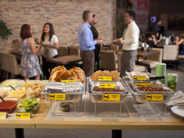 Office eats: Have a taco bar from Moe's on your next office party ...