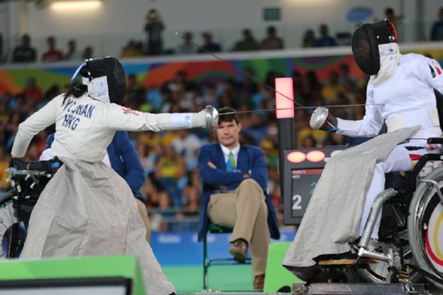 Hong Kong's Chan Yui-chong wins bronze medal for wheelchair fencing at ...