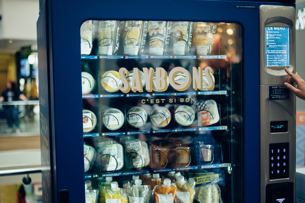 This vending machine festival serves up ready-to-eat meals like chilli ...