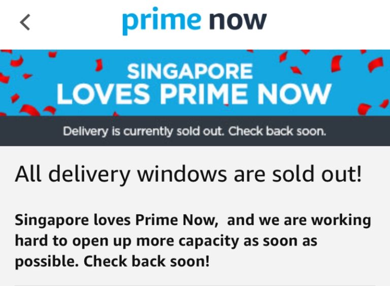 Amazon Prime Now delivery services unavailable for two days in a row ...