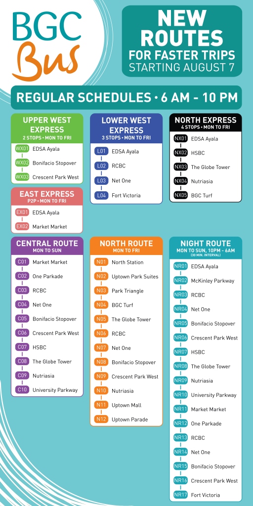 Manila commuters rejoice! BGC Bus rolls out improved routes for faster ...