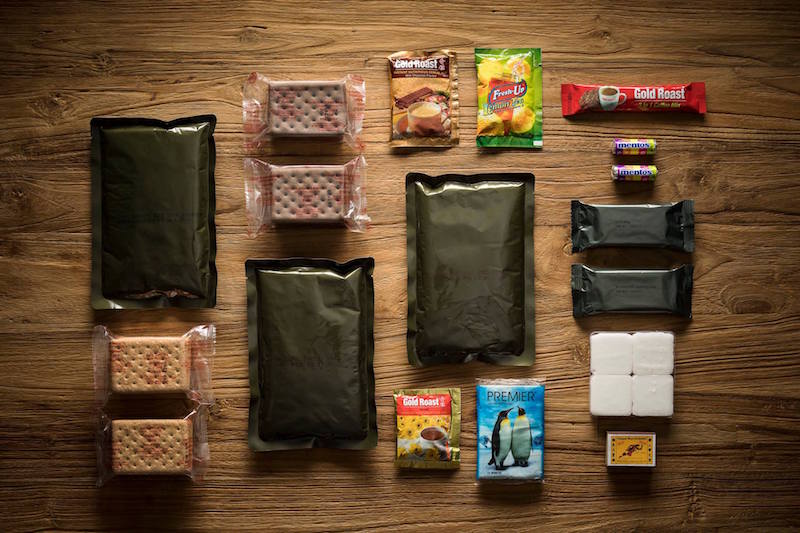 Photographer transforms food from combat ration packs into fine dining ...