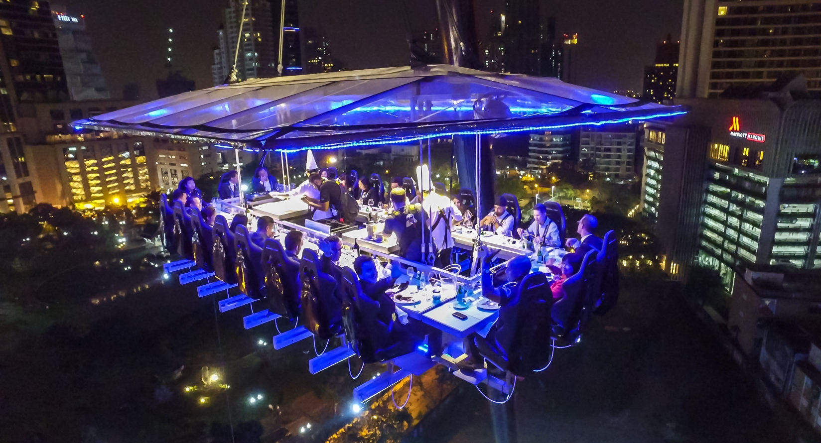 ‘Dinner in the Sky’ Takes off in Thailand for the first time ever ...