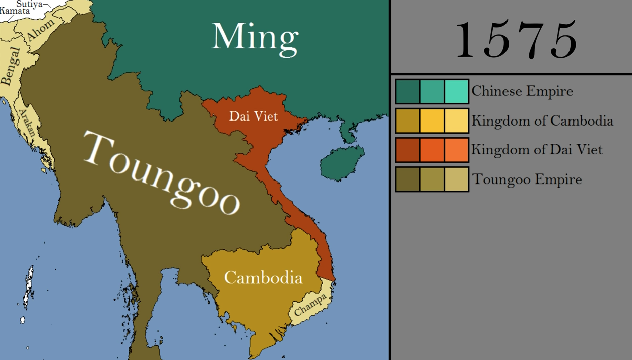 Watch Bayinnaung’s massive empire rise and fall | Coconuts