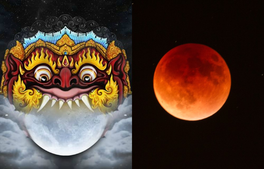 Super Blue Blood Moon lunar eclipse viewable from Bali tonight ...