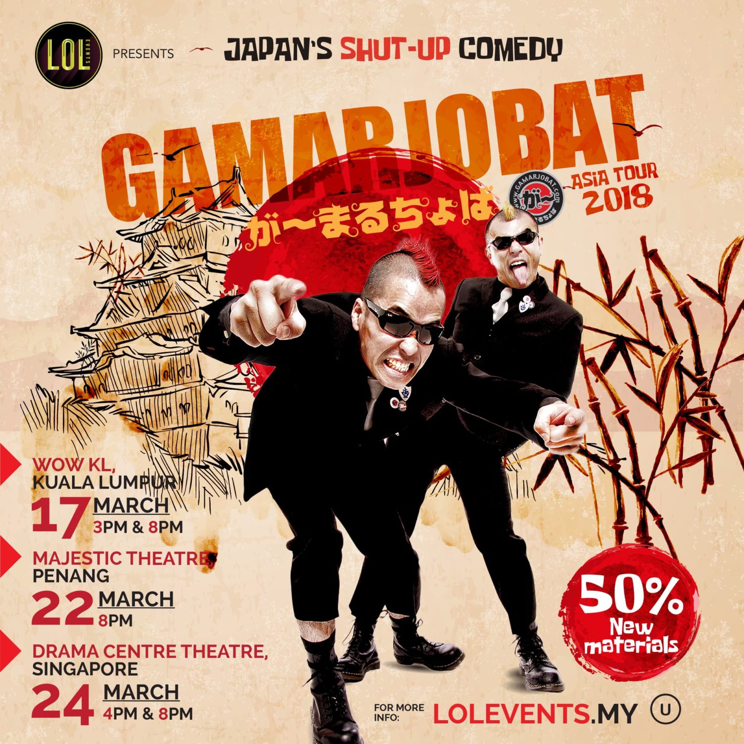 Japan’s hilarious shut-up comedy Gamarjobat hits KL this Saturday, and ...