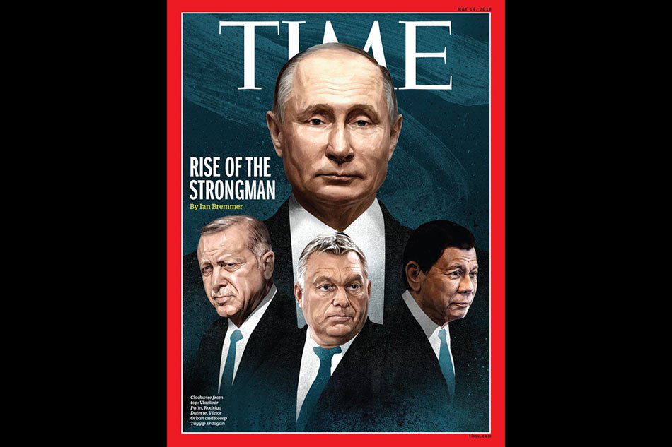 Duterte with 'idol' Putin and other 'strongmen' in new Time Magazine ...