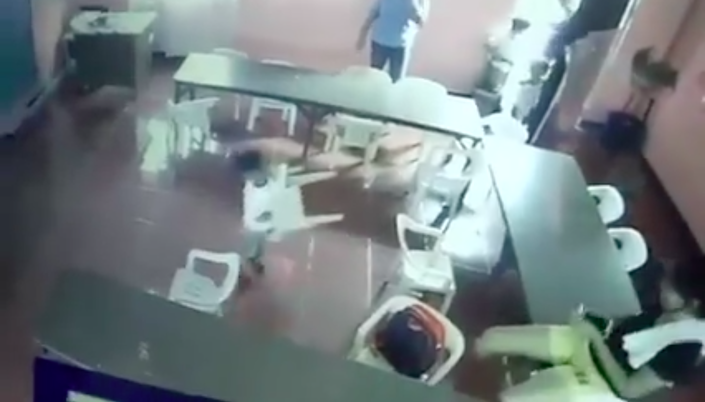 VIRAL: Student accidentally grabs chair instead of his bag | Coconuts