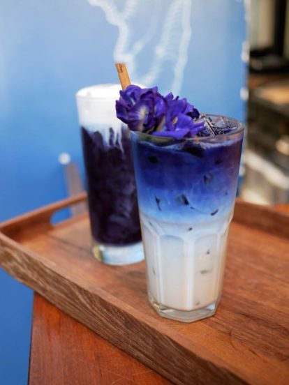 Bangkok's Blue-Hued Brew: Colorful coffee at indigo-themed cafe Blue ...