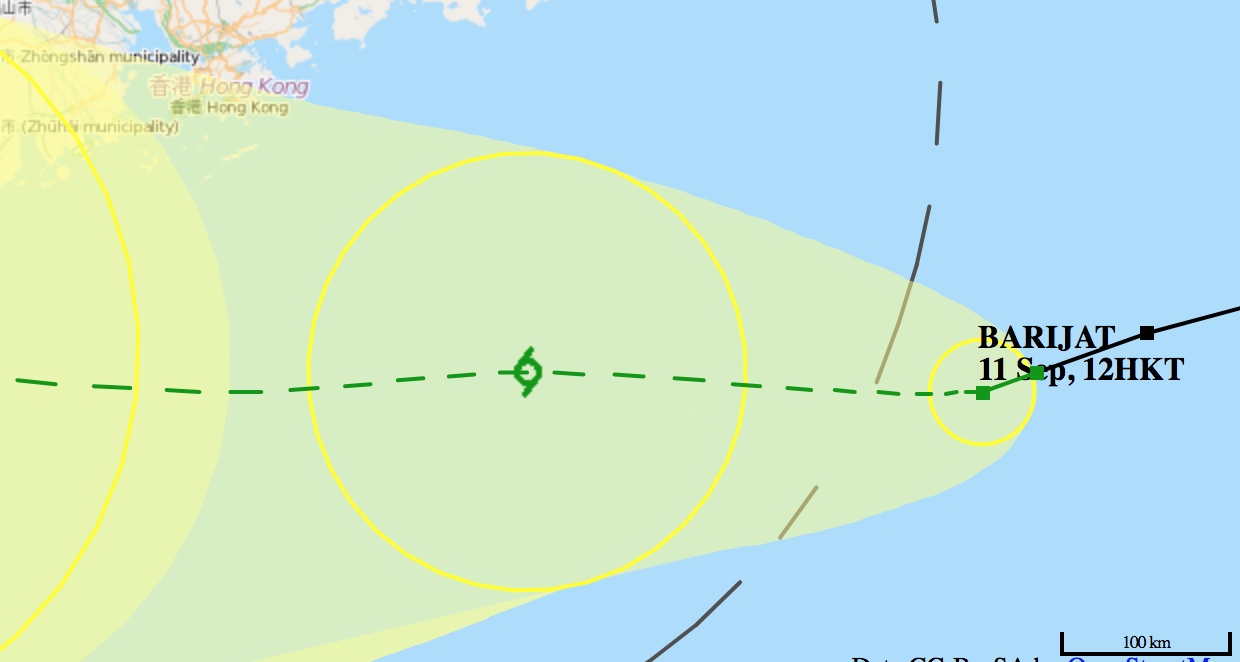 Observatory issues standby signal as tropical storm moves within 500km ...