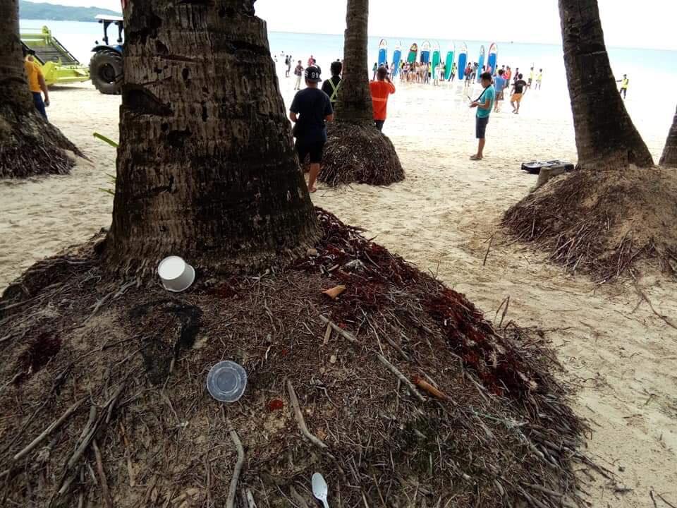 Plastic trash found in Boracay shore after first day open to public ...
