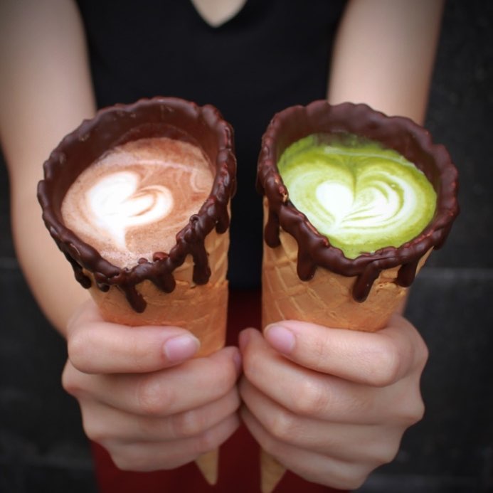 KOF: This ingenious Bangkok coffee shop serves up lattes in waffle ...
