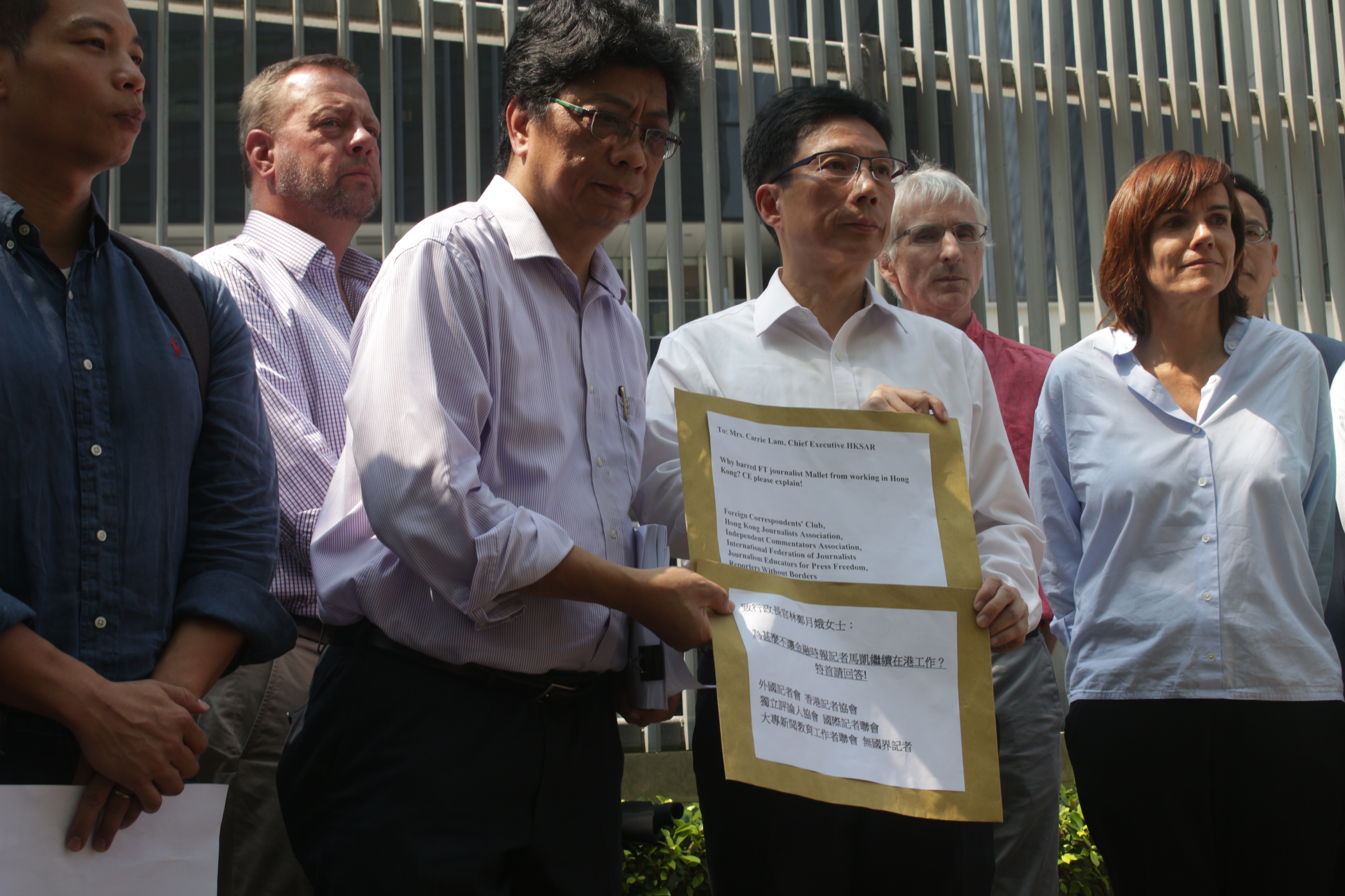 Journalists hand petition to government over visa refusal for the FT's ...