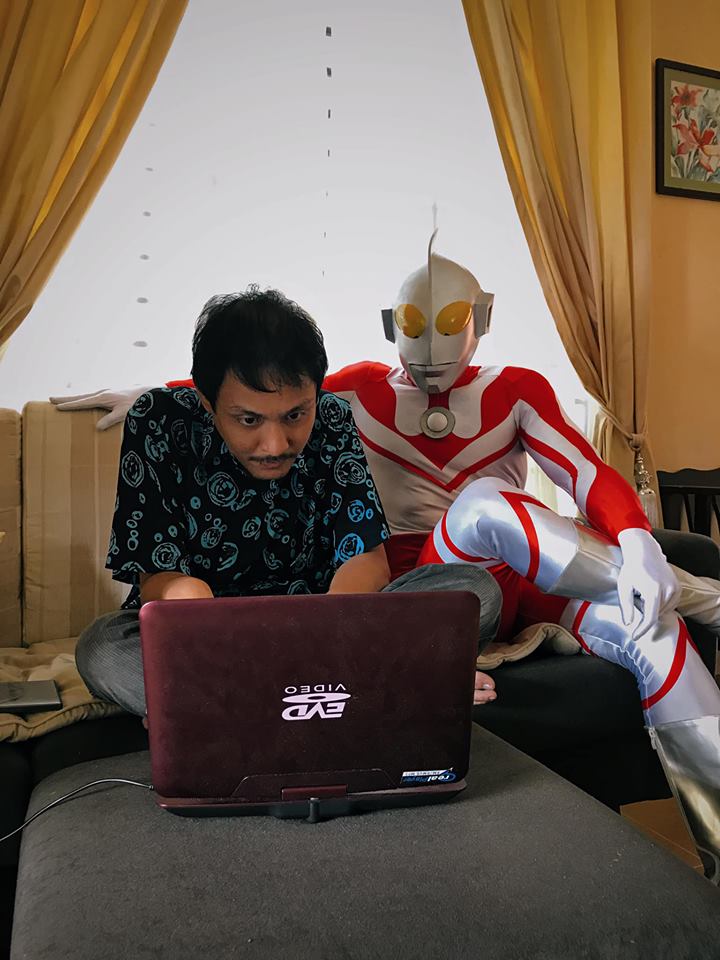 Older brother brings Ultraman to life for disabled younger brother's ...