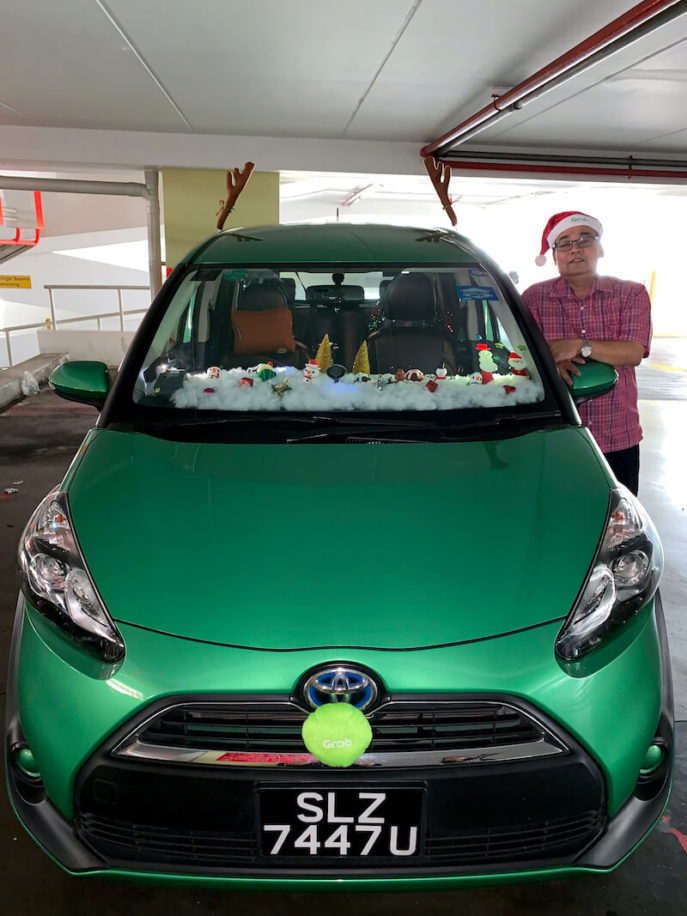 These Grab drivers are spreading holiday cheer with elaborate Christmas ...