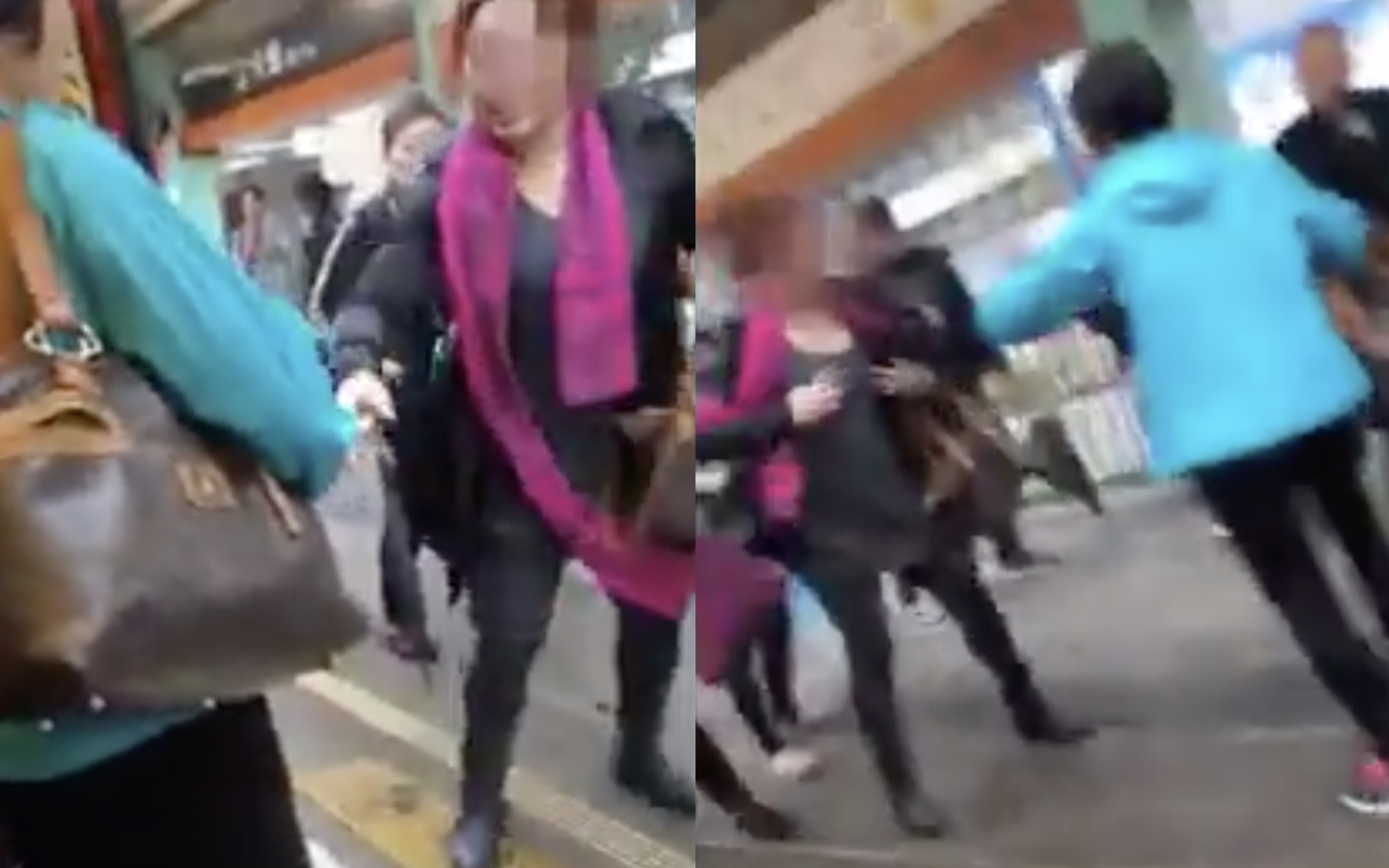Light Rail Rumble: 2 women fight over seat on MTR tram | Coconuts