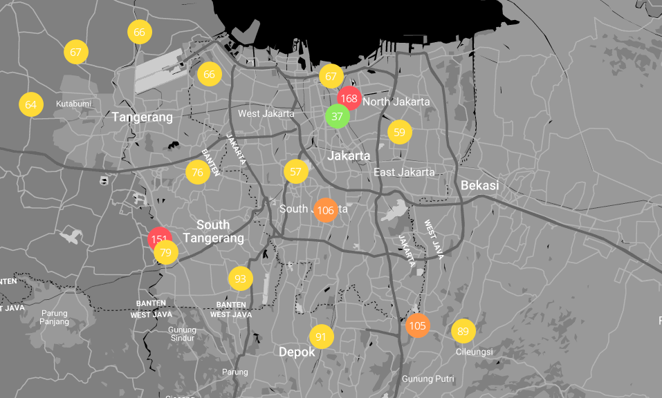 Jakarta tops list of most air polluted cities in Southeast Asia in 2018 ...