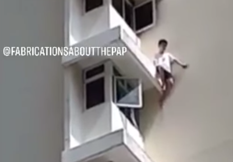 Man falls from parapet of Sengkang HDB block and lands safely on SCDF ...