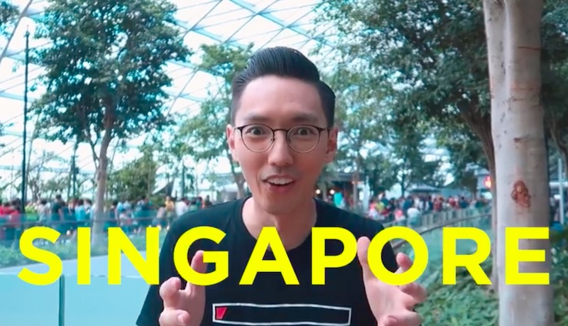WATCH: This dude made a Nas Daily parody featuring Jewel Changi Airport | Coconuts