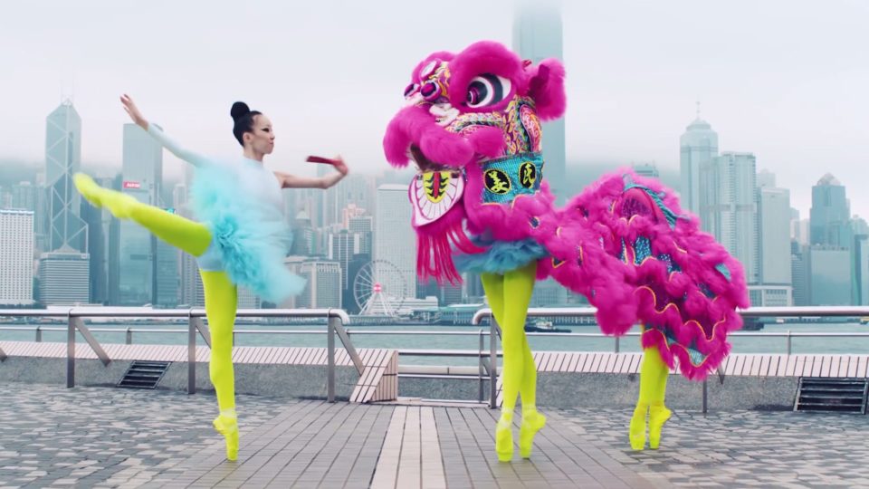 Neon-hued ad campaign for Hong Kong Ballet's 40th anniversary is pretty ...