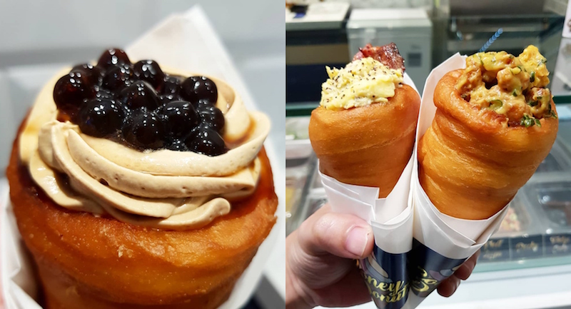 Coney Donut Breakfast And Dessert Are Both Served In Donut Cones At