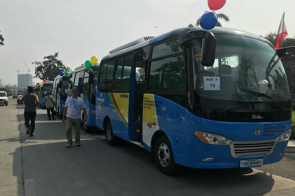 15 modern 'bus-jeeps' ply Cebu city, passengers ride 2 weeks for free ...