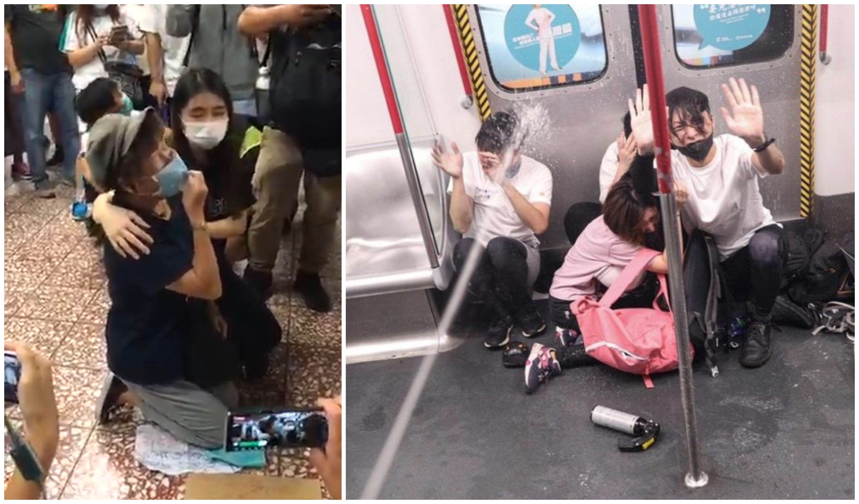 Prince Edward MTR closed after protesters gather to demand CCTV footage ...