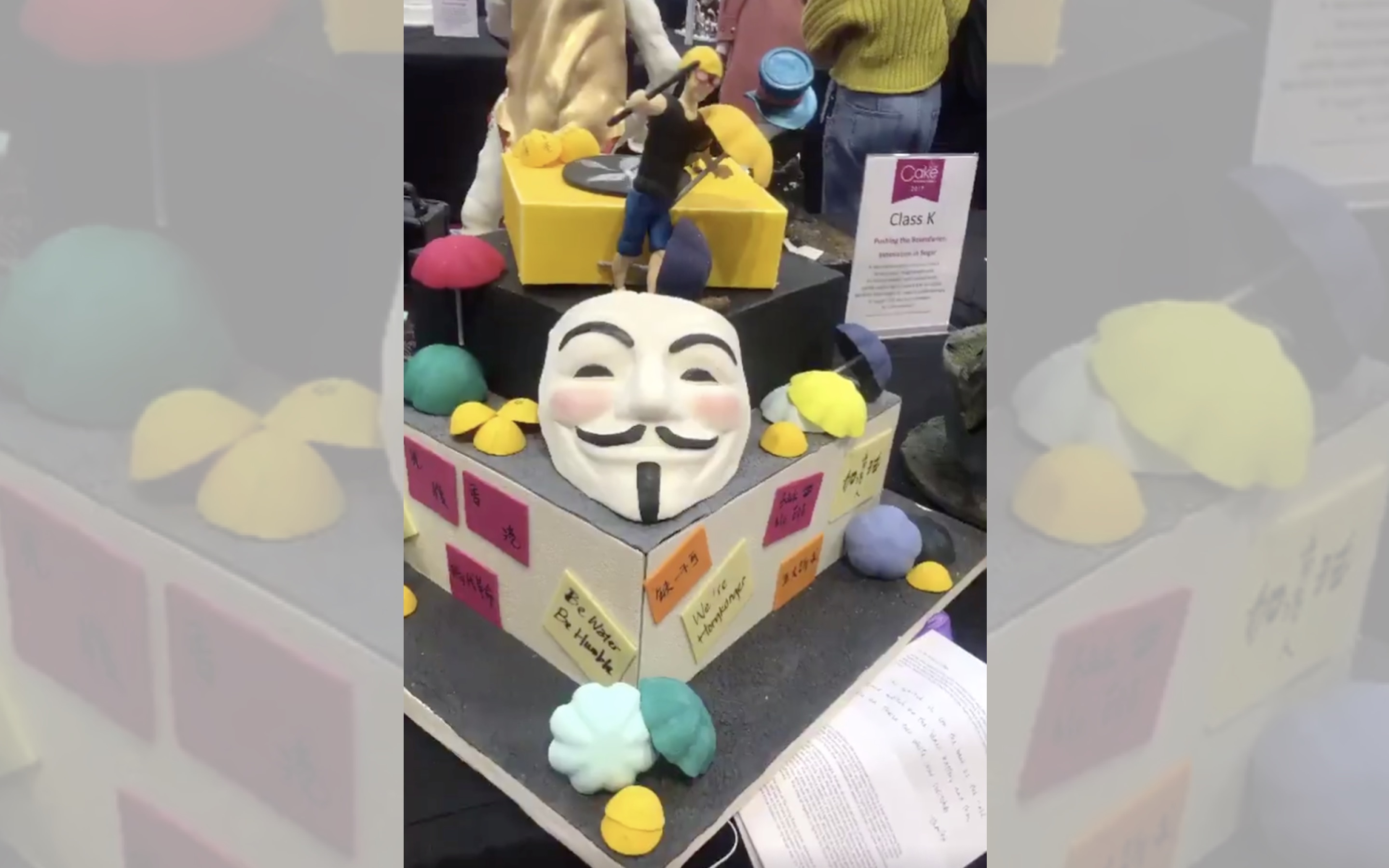 Sweet Hong Kong protest-themed treat suffers bitter disqualification at ...