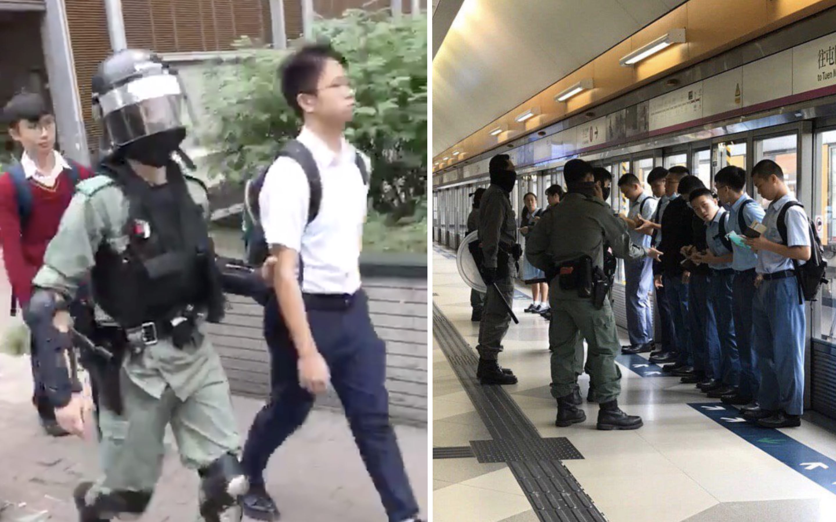 'Back to school with you': High-schoolers block roads amid reports of ...