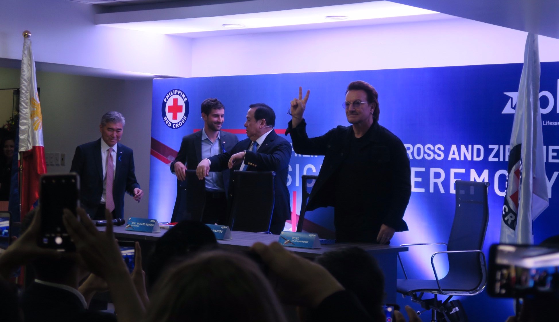 Philanthropist, U2 frontman Bono unveils PH's first-ever drone-based ...