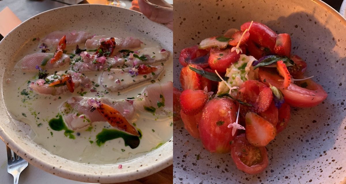 Beef tartare with tempe, fish crudo with coconut milk: Parachute Bali ...