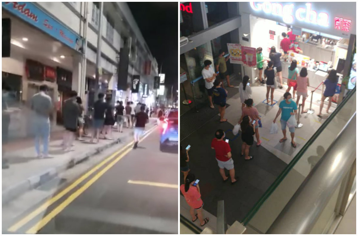 Singapore makes desperate dash for final haircuts and bubble tea. Here ...