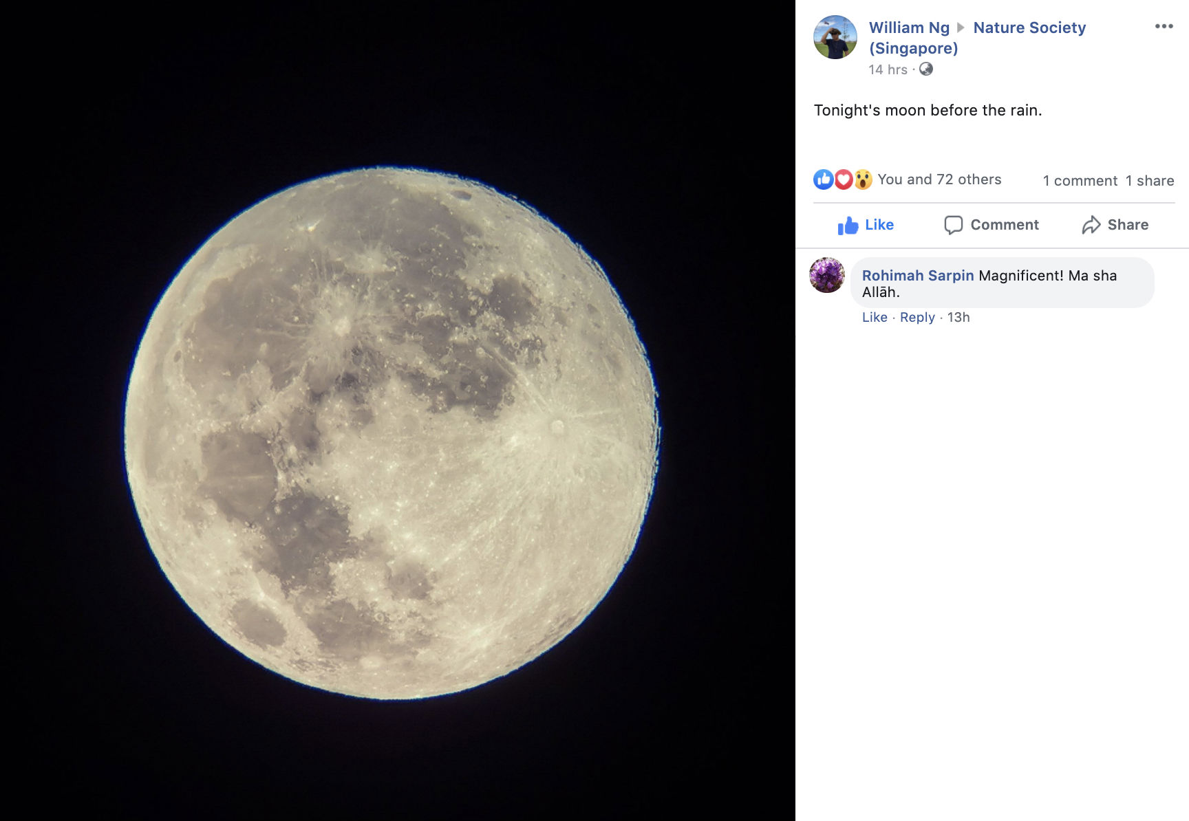 Fly Moon to the Me: Supermoon to loom large tonight (Photos) | Coconuts